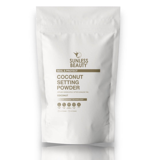 Coconut Organic Spray Tan Setting Powder w/ Color Change Technology ...